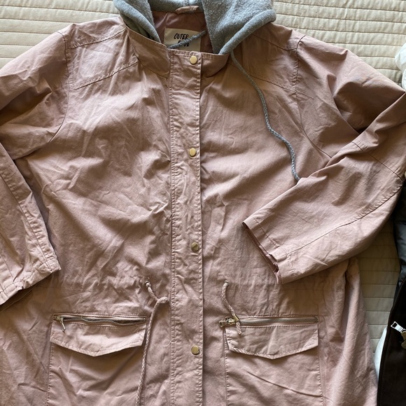 Outer Edge | Jackets & Coats | Trenchcoat W Hoodie Outer Edge | Poshmark